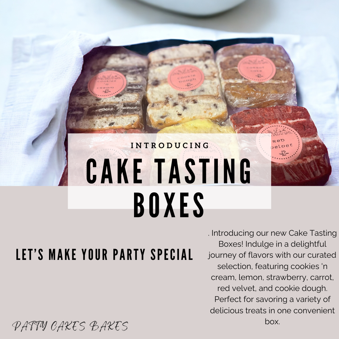 Cake Tasting Box | Patty Cakes Bakes